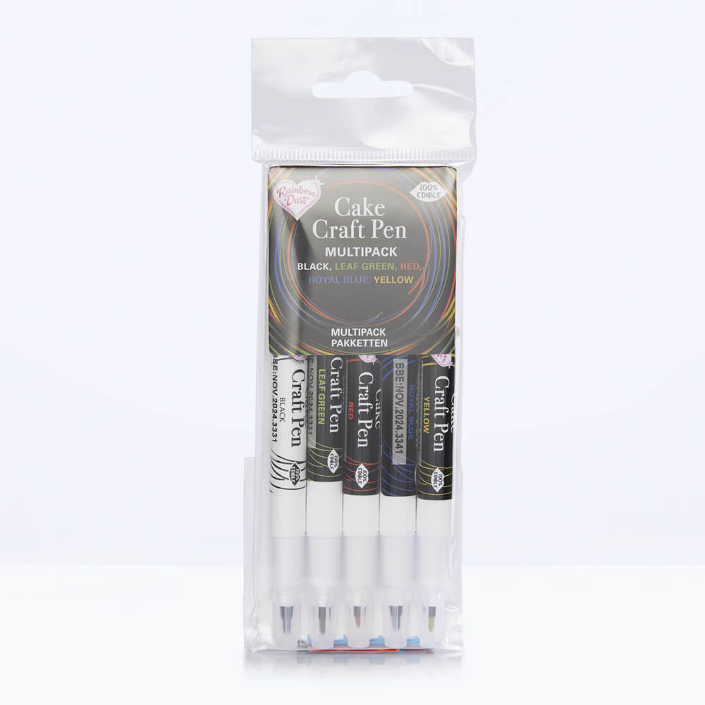 Cake craft pens - multipack of 5 – Rainbow Dust